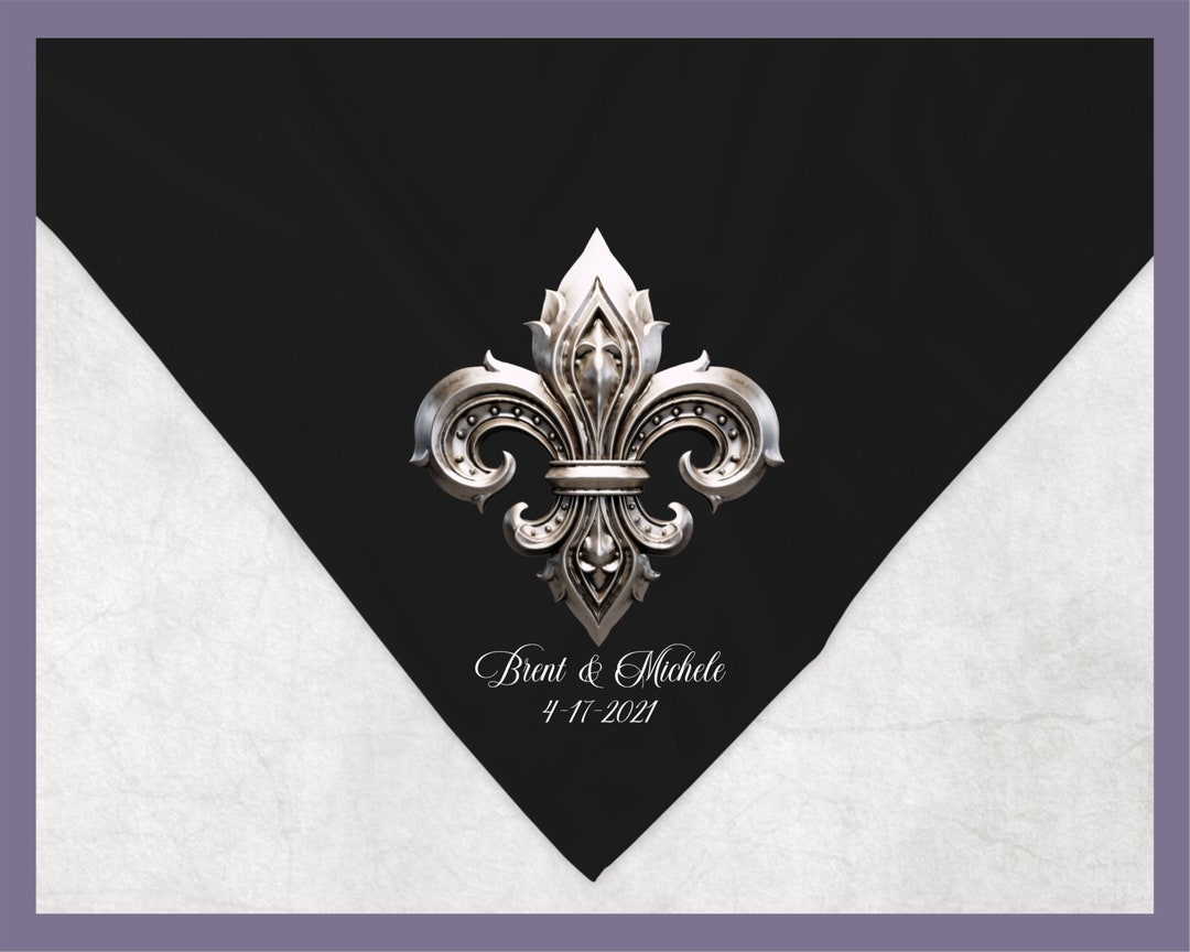 Black Second Line Handkerchief Wedding Parade Dance Customize ...