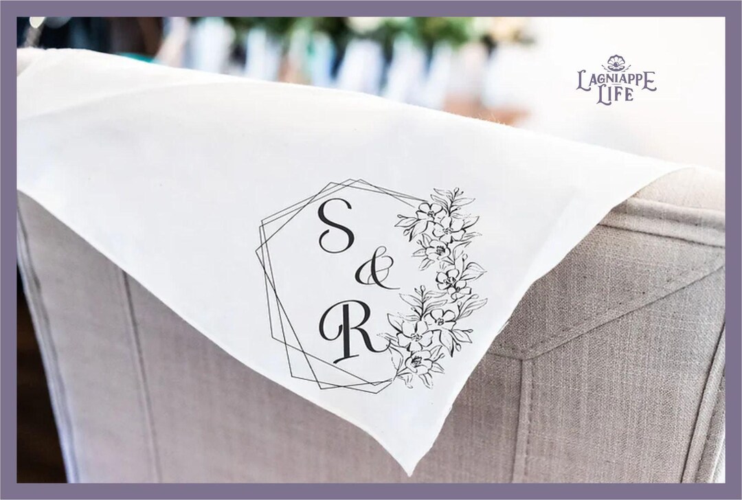 Wedding Crest Second Line Handkerchief | Personalize Handkerchiefs ...