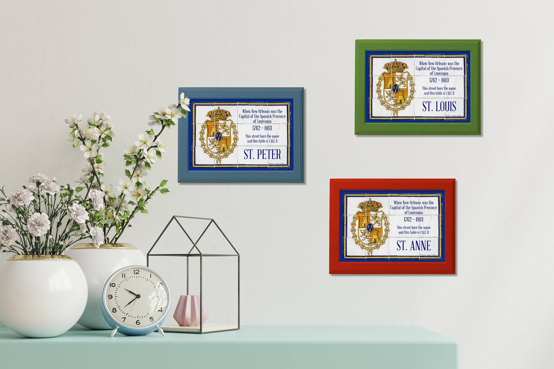 Wall Tile Art Historic Spanish Street Signs | Etsy