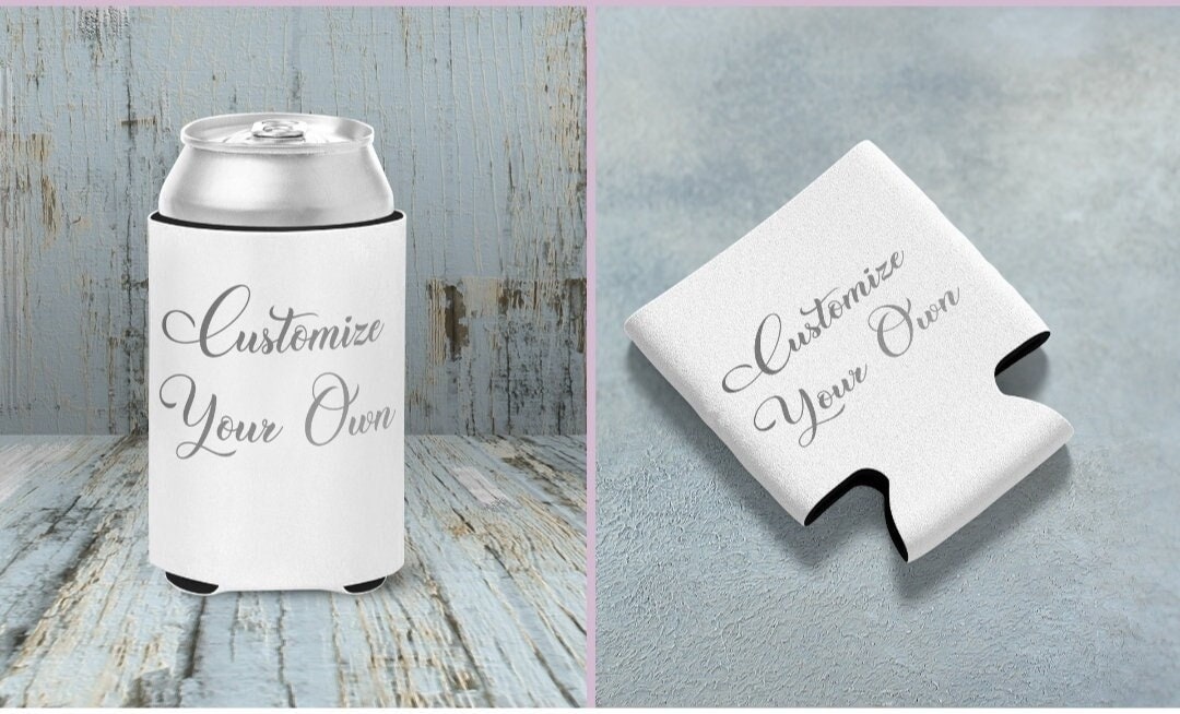 Custom Can Coolers Wedding Favors Custom Koozies Wedding Favors ...