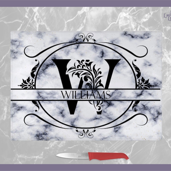 Monogram Cutting Board - Etsy