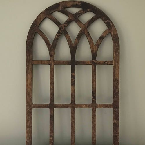 Large Half Arched Window Frame Farmhouse Frame Faux Arch | Etsy