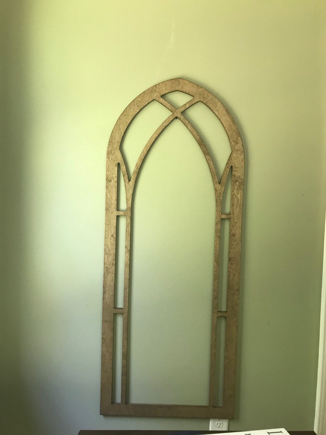 TALL Vintage Inspired Cathedral Style Arch Faux Window Frame - Etsy