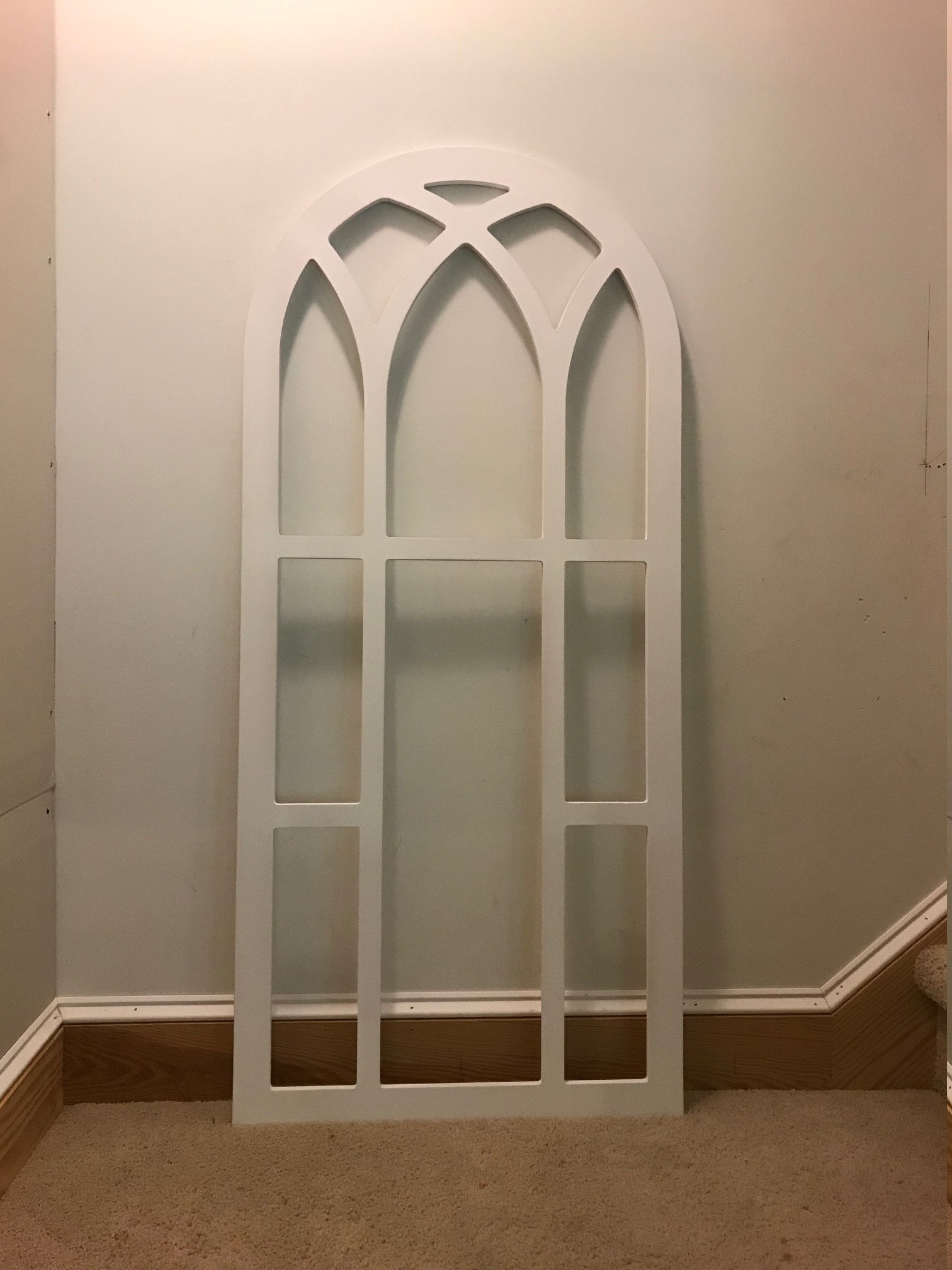 Cathedral Arch Vintage Inspired Style Faux Window Frame, Farmhouse ...