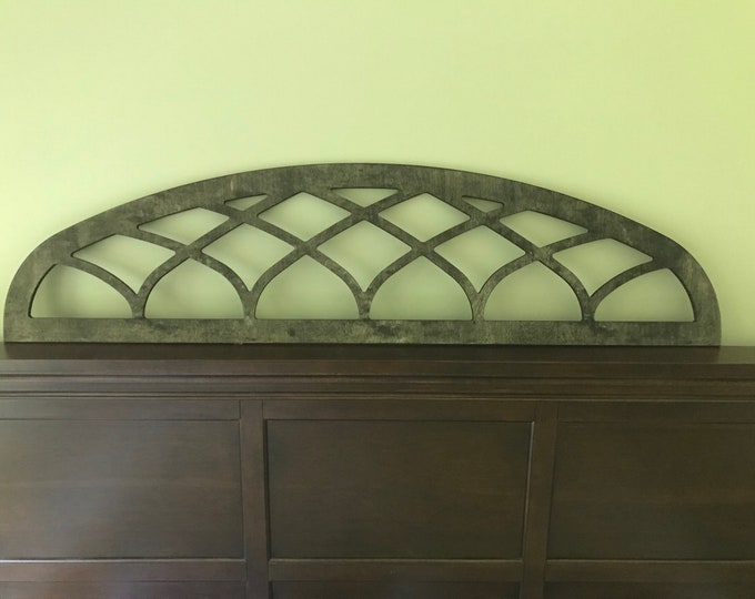 Large Arched Window Frame 16x50 Wood Frame Heirloom Custom Piece ...