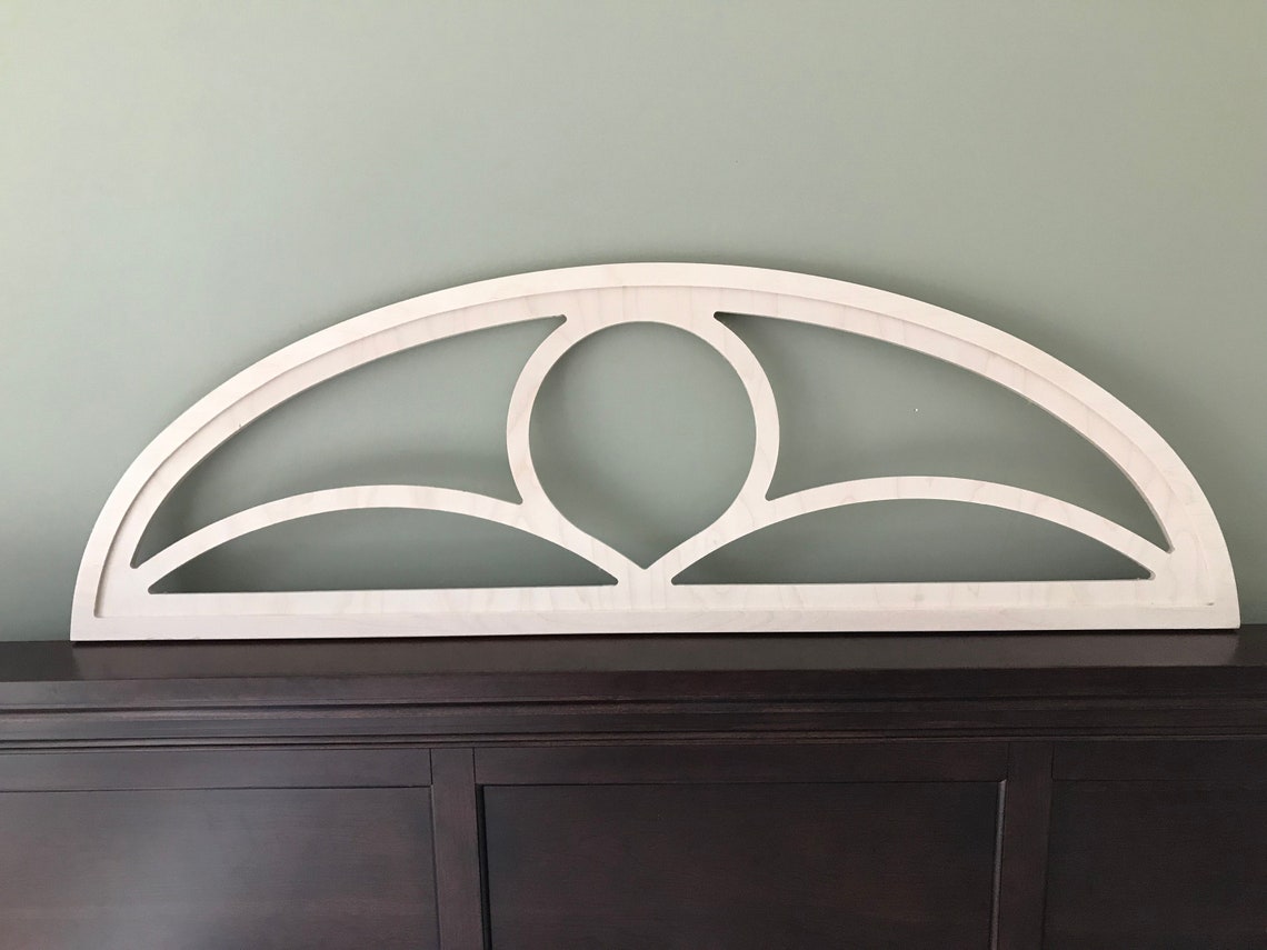 Large Arched Window Frame 16x50 Wood Frame Heirloom Custom - Etsy