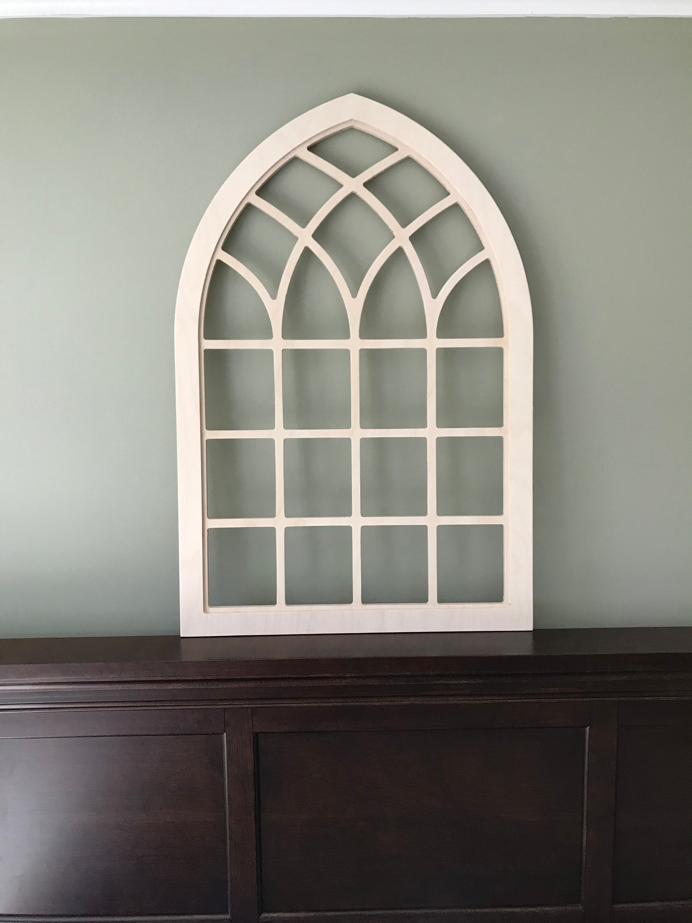 Arch Window, Farmhouse Frame Heirloom, Faux Window Frame, Arched ...