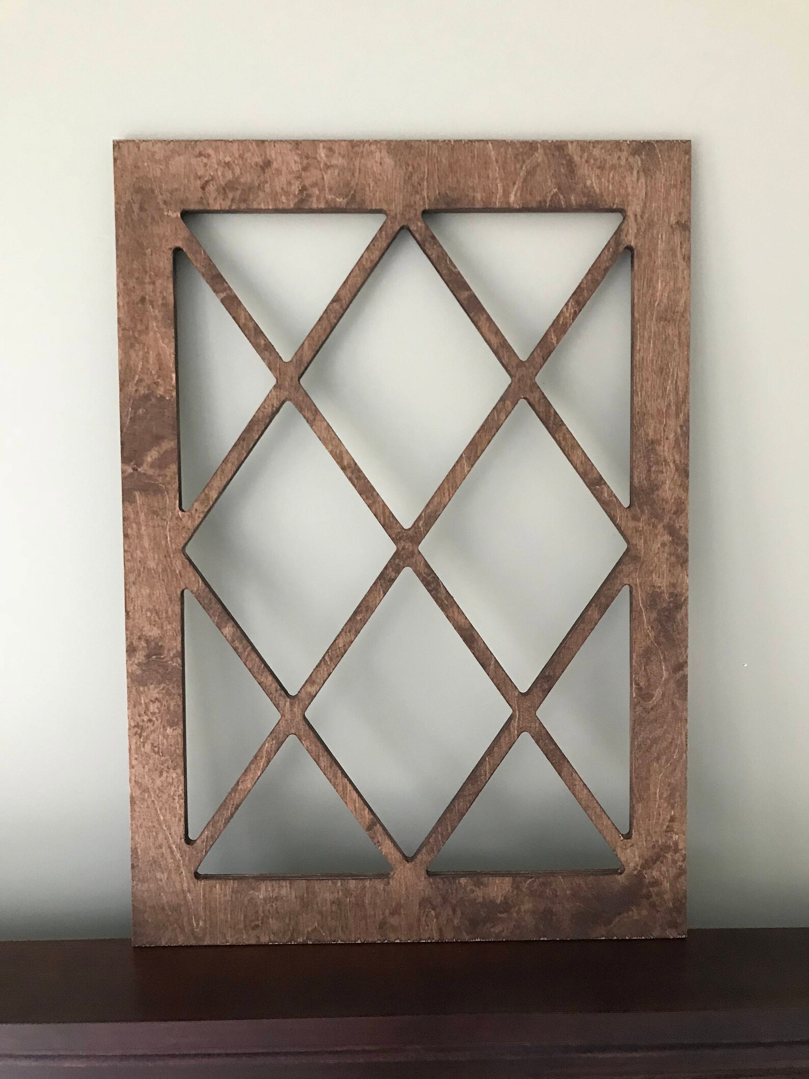 Rectangle Farmhouse Window Frame Stained Custom Shabby Chic - Etsy