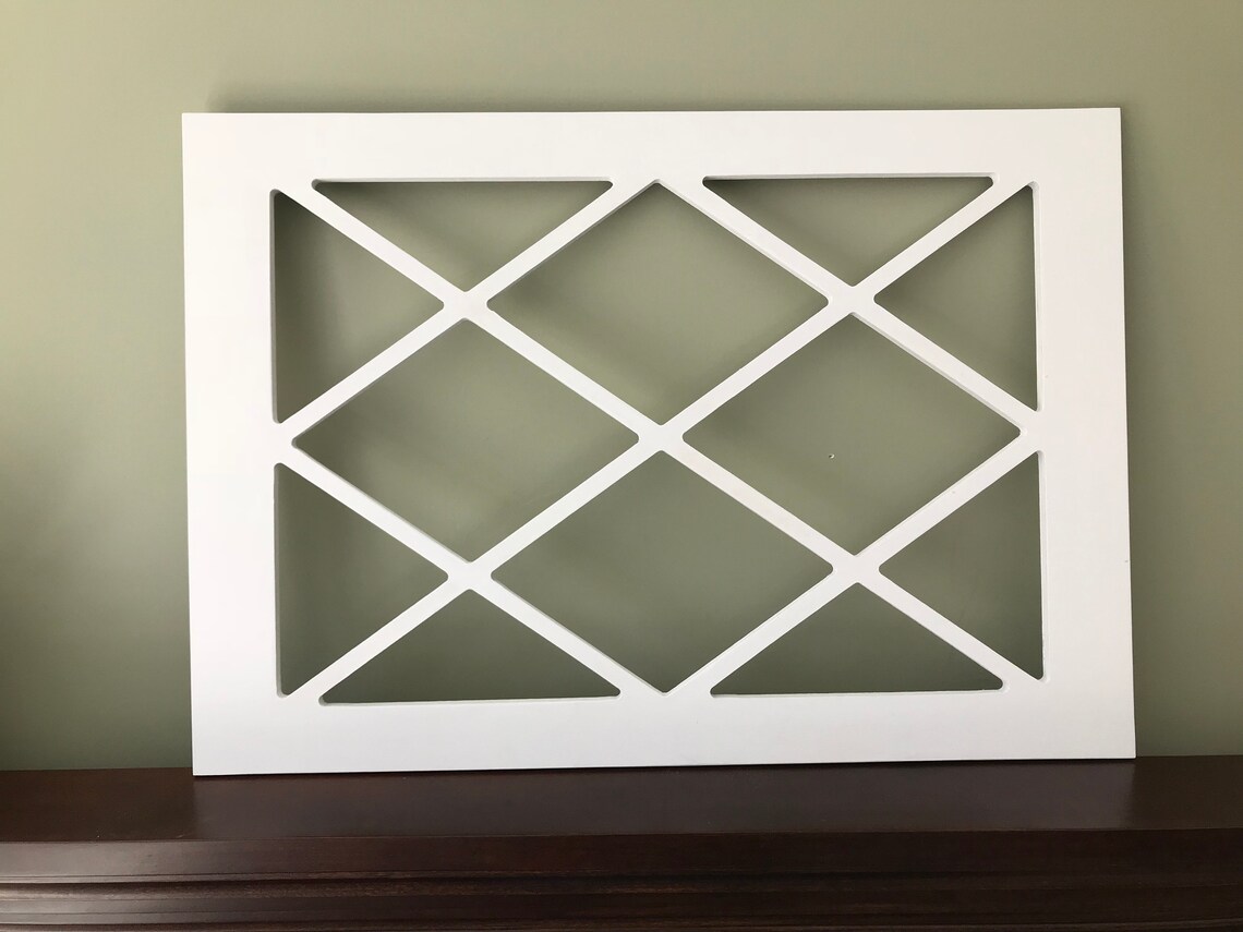Rectangle Farmhouse Window Frame Stained Custom Shabby Chic - Etsy