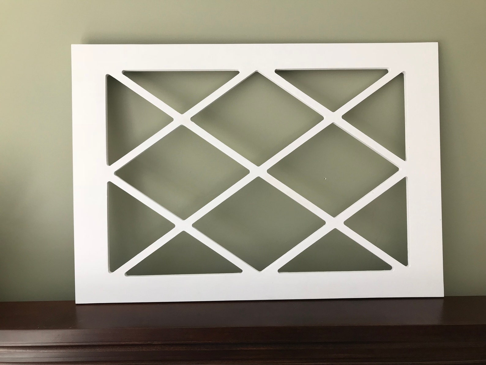 Rectangle Farmhouse Window Frame Stained Custom Shabby Chic - Etsy