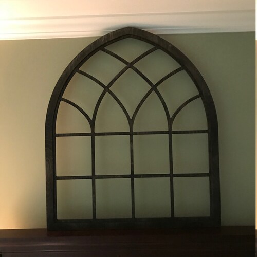Large Arched Window Frame 16x50 Wood Frame Heirloom Custom - Etsy