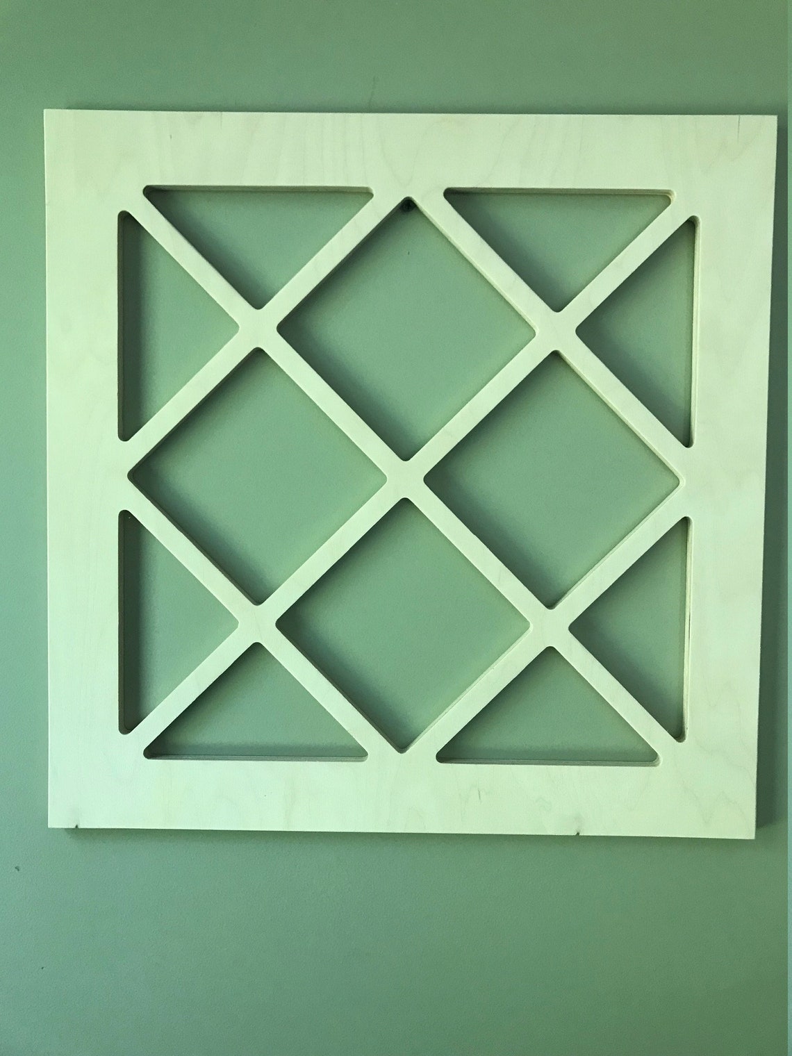 Square Window Frame Stained Custom Shabby Chic Farmhouse - Etsy