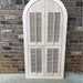 Arch Window, White Arched Farmhouse Frame, Faux Window Frame, Custom ...