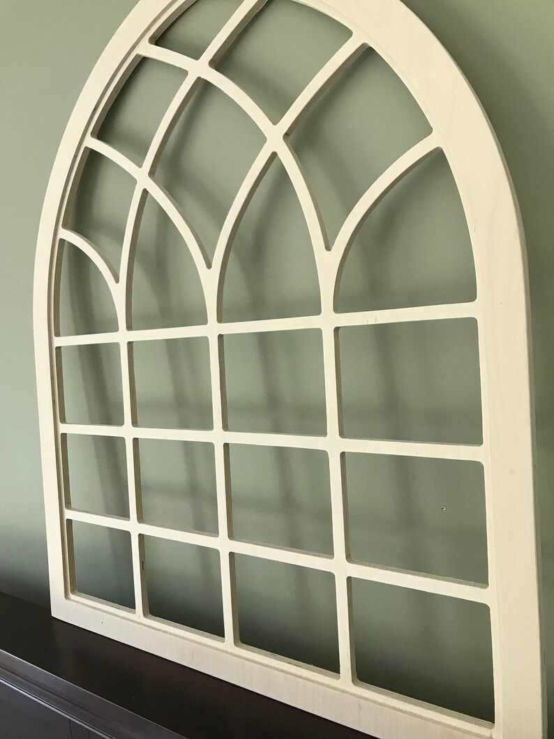 Farmhouse Frame Heirloom Faux Window Arched Stained Custom - Etsy