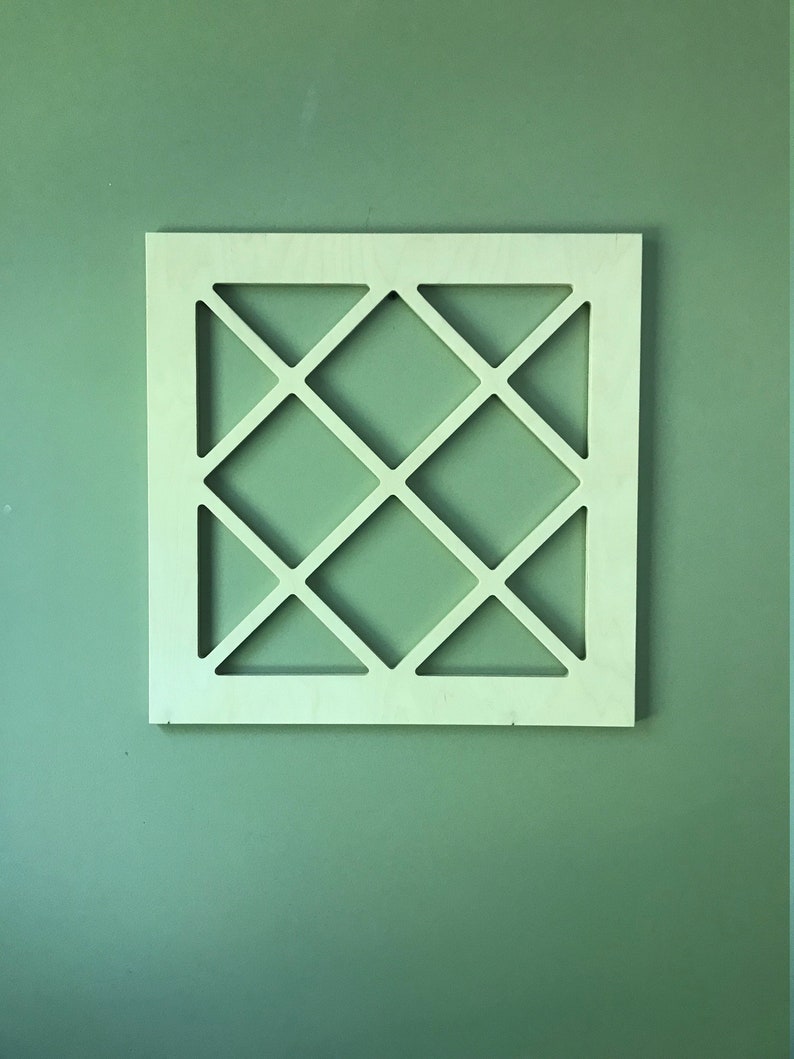 Square Window Frame Stained Custom Shabby Chic Farmhouse - Etsy