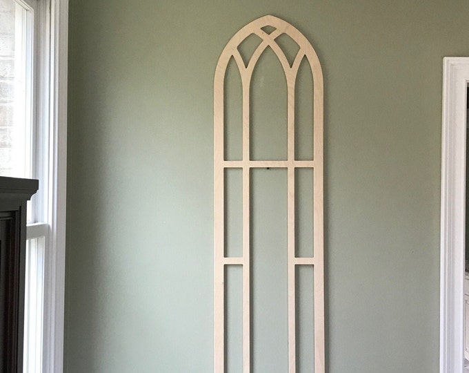 Cathedral Arch Window Frame, Vintage Inspired Style, Farmhouse Style ...