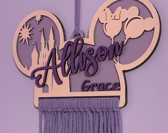 Mickey Macrame Wall Hanging - Etsy