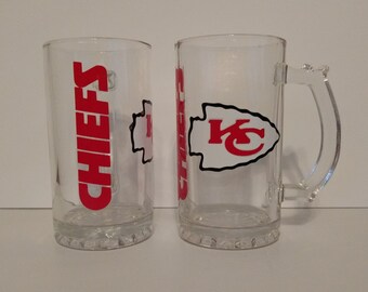 Chiefs Beer Mug - Etsy