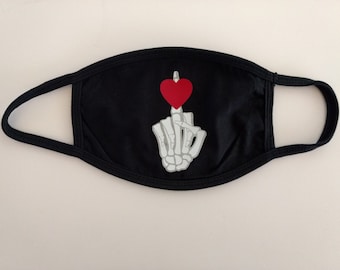 Middle Finger Mask - Etsy
