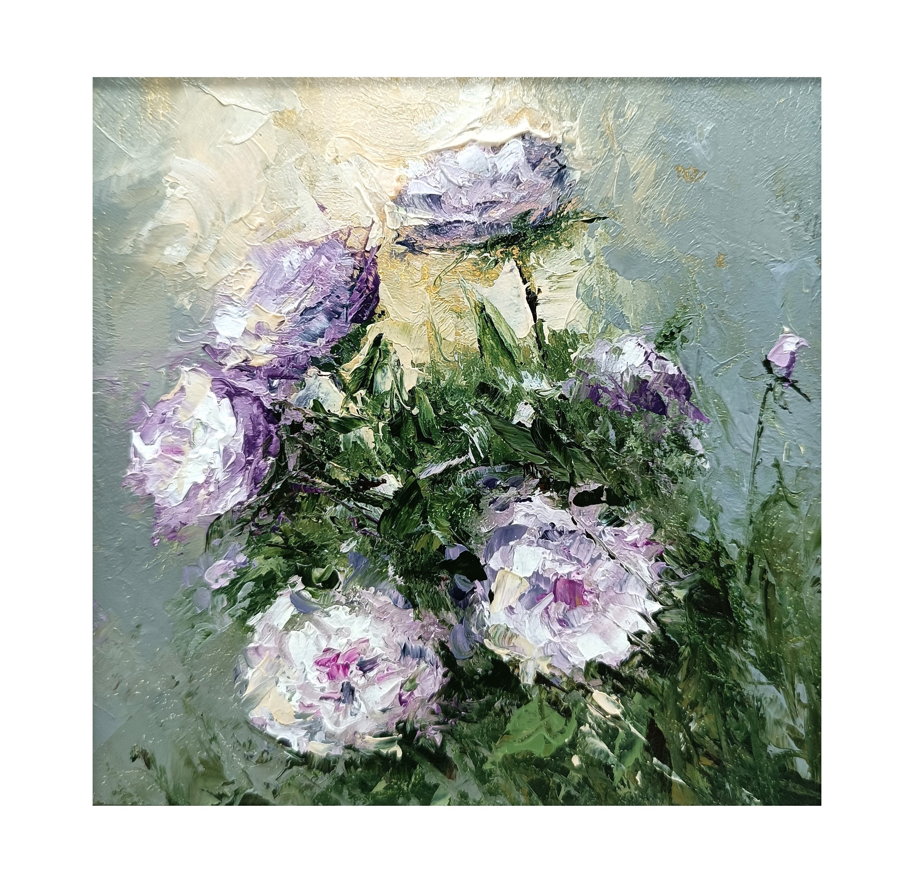 Pink Peonies Peonies Flovers Oil Painting Original Painting on Canvas ...