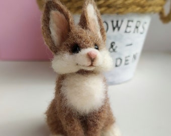 Needle Felted Rabbit | Etsy