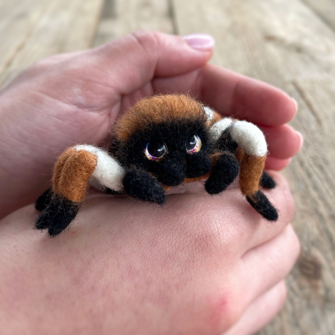 Needle Felted Spider Tarantula Wool Spider Felted Spider - Etsy