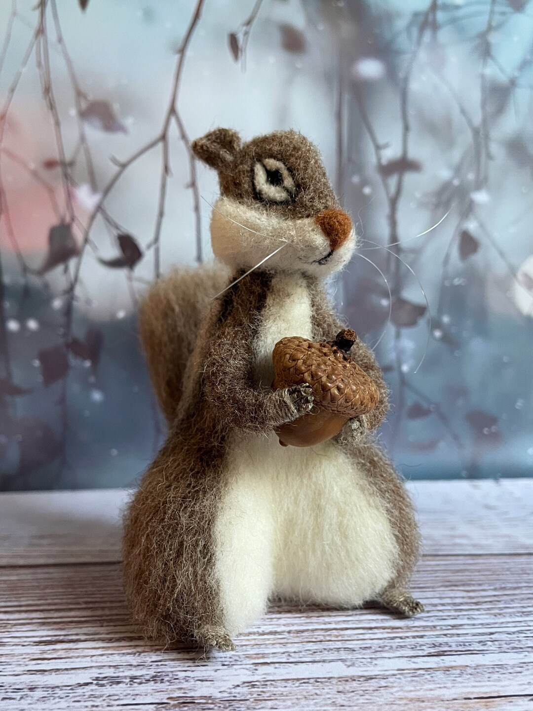 Needle Felted Chipmunk: Miniature Wool Animal Soft Sculpture - Etsy
