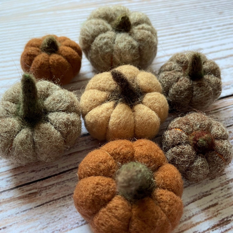 Wool Felt Pumpkin - Etsy