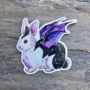 Vampire Dracula Bunny Sticker Decal, Halloween, Pets, Vinyl Stickers ...