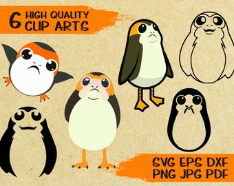 Porg svg | Etsy