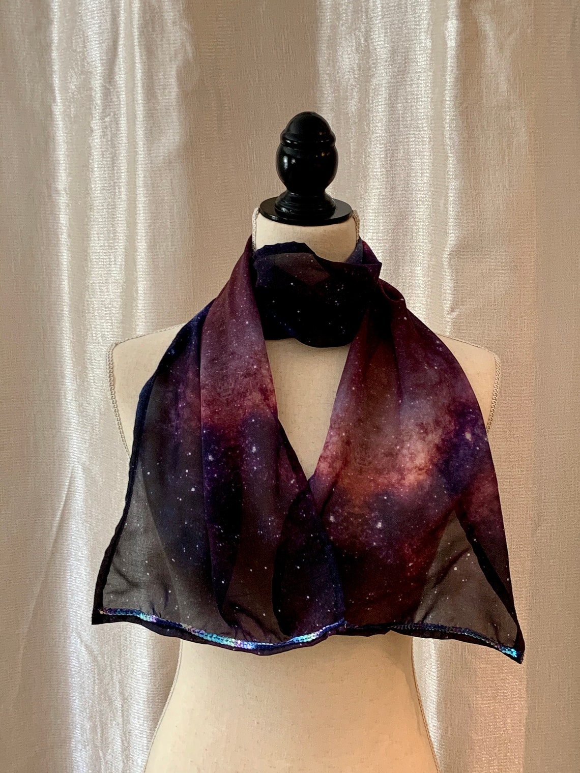 Space Sparkle Scarf Nebula Scarf Galaxy Scarf Outer | Etsy