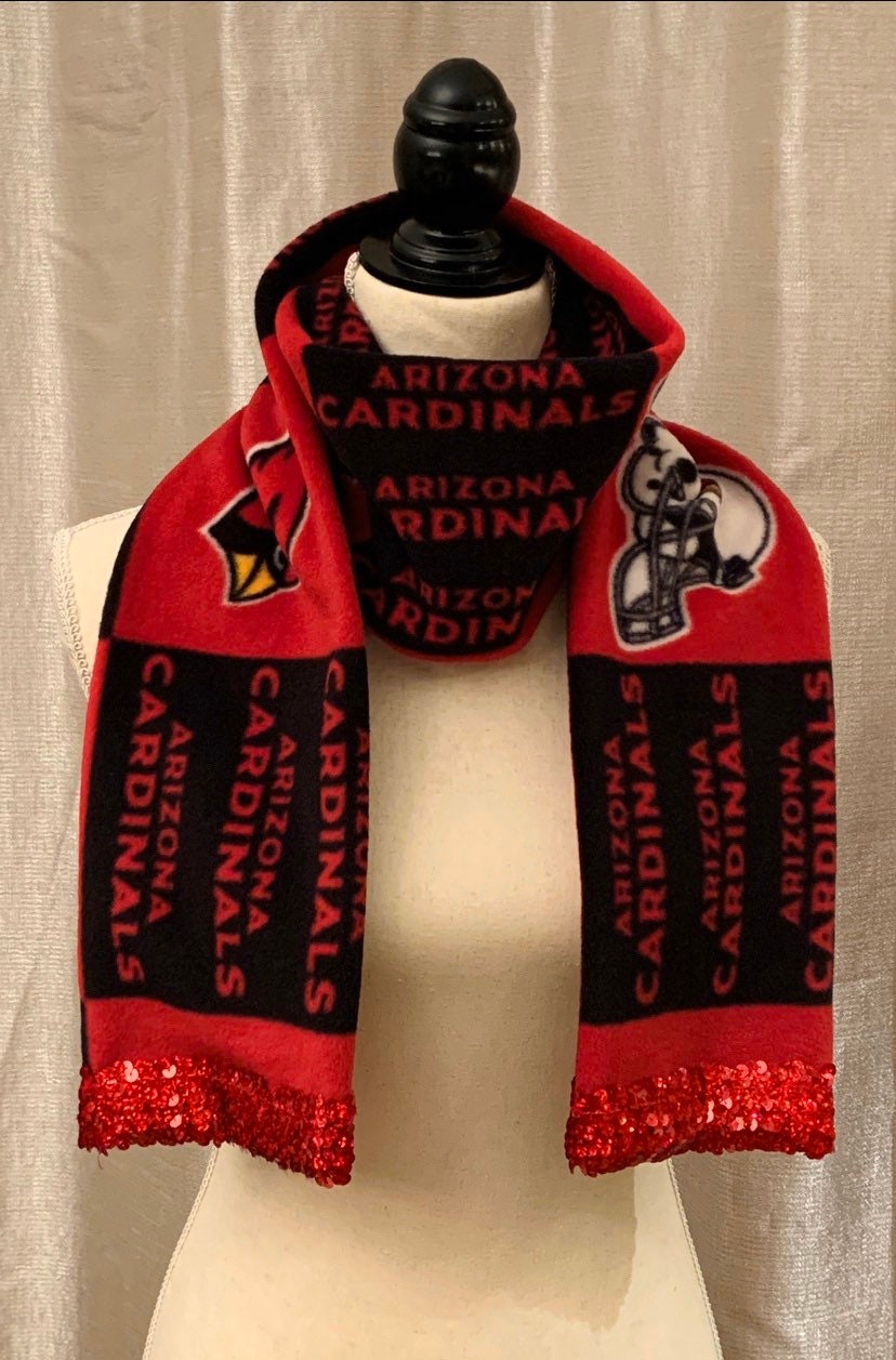 Arizona Cardinals Fleece Bling Scarf | Cardinals Fan | Cardinals Scarf ...