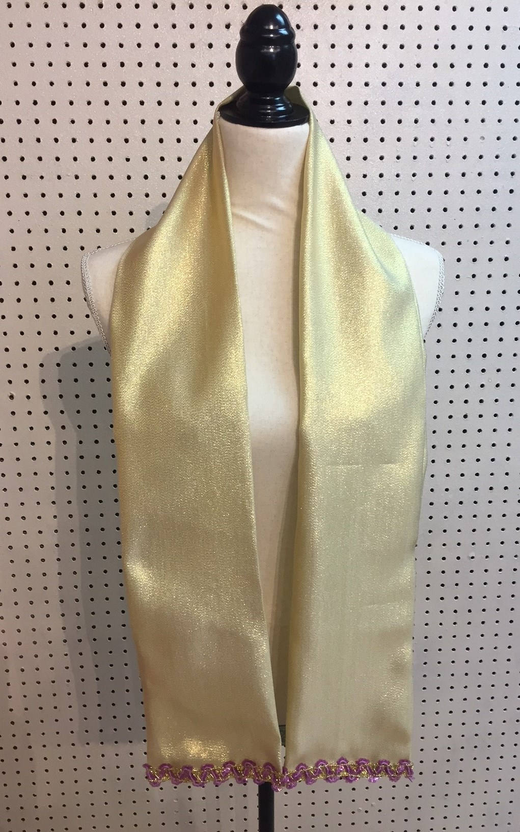 Shiny Gold Scarf Princess Scarf Regal Scarf Gold Scarf Gold Sparkly ...