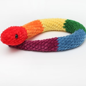 Pride Snake Plush LGBTQ Flag Small - Etsy