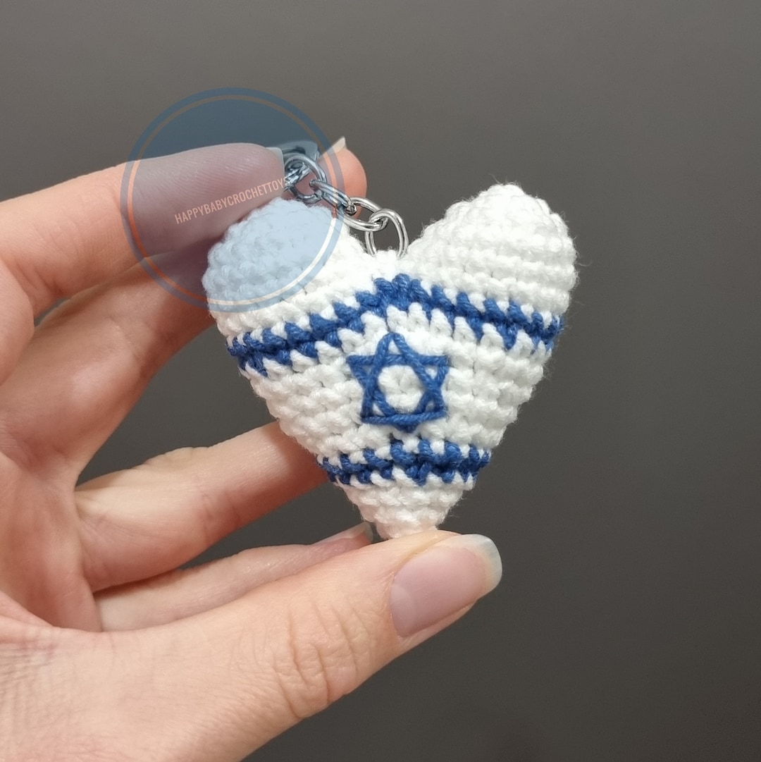 Israel Flag Keychain I Stand With Israel - Etsy