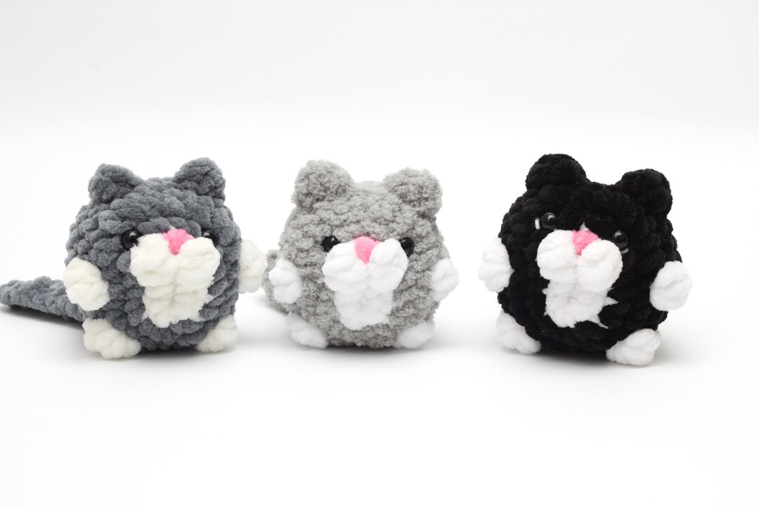 Cute Cat Plush Squishy Cat Kawaii Desk Toy - Etsy