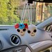 Skeleton Car Decor Spooky Car Accessories Halloween Rear View - Etsy