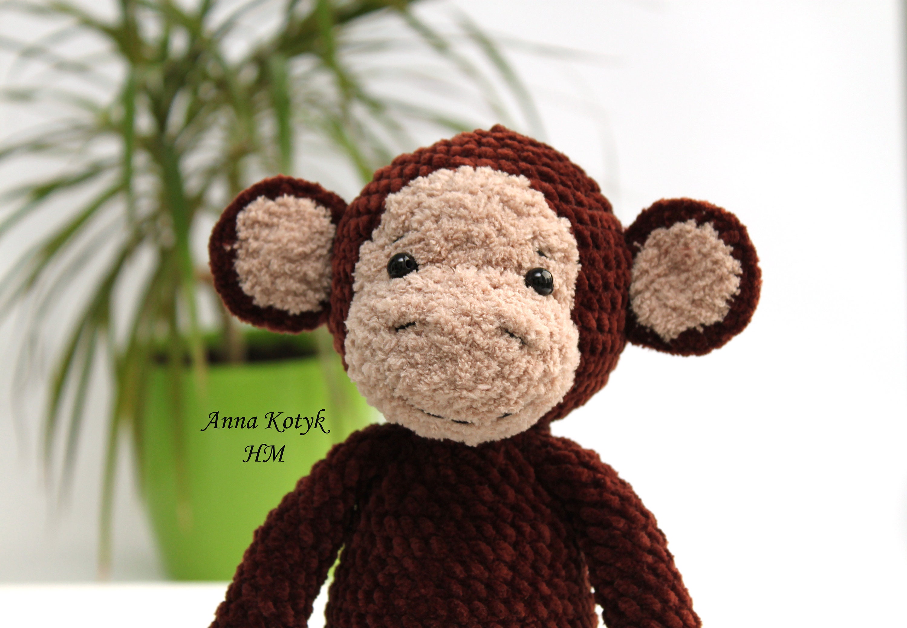 Crochet Monkey Toy - Etsy