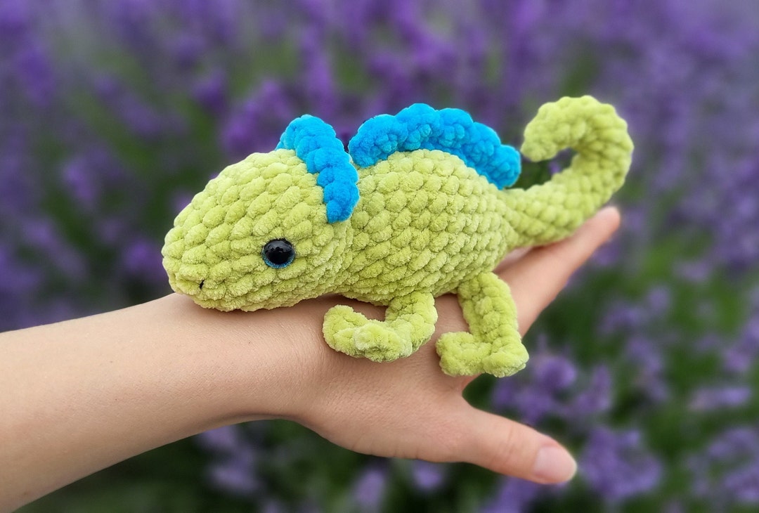 Chameleon Plush Toy - Etsy