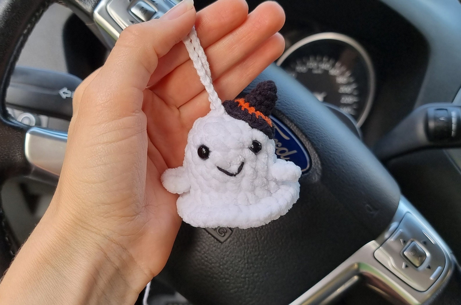 Ghost Car Accessories Halloween Car Decor Cute Ghost Couple - Etsy