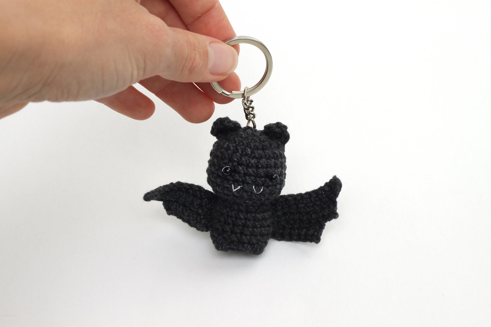 Halloween bat keychain gift | Etsy