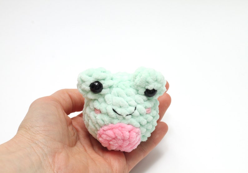 Kawaii Frog Plush Toy Small Frog Figurine Cute Desk | Etsy