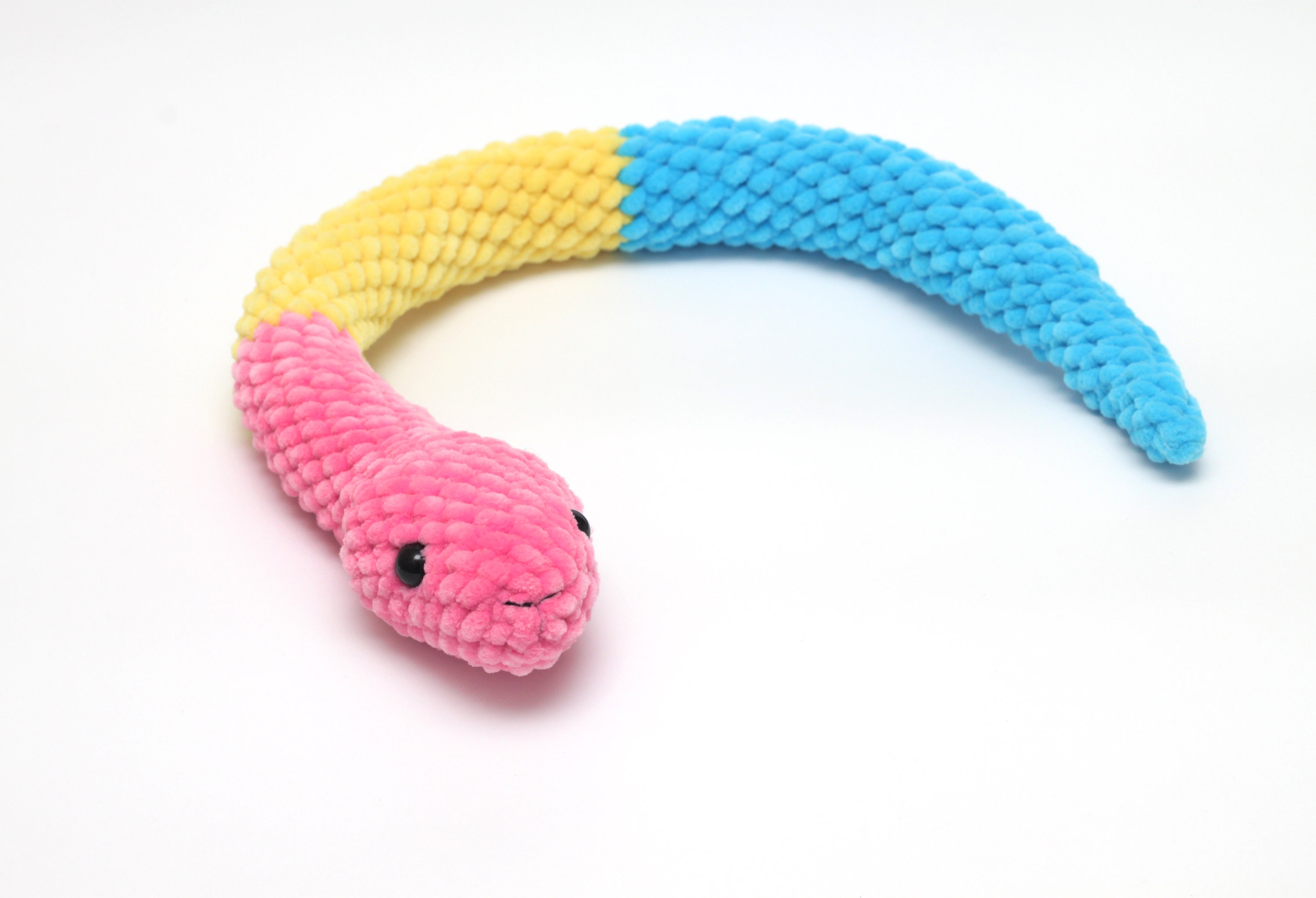 Nonbinary Snake Plush LGBTQ Snake Plushie Pride Flag Mini | Etsy