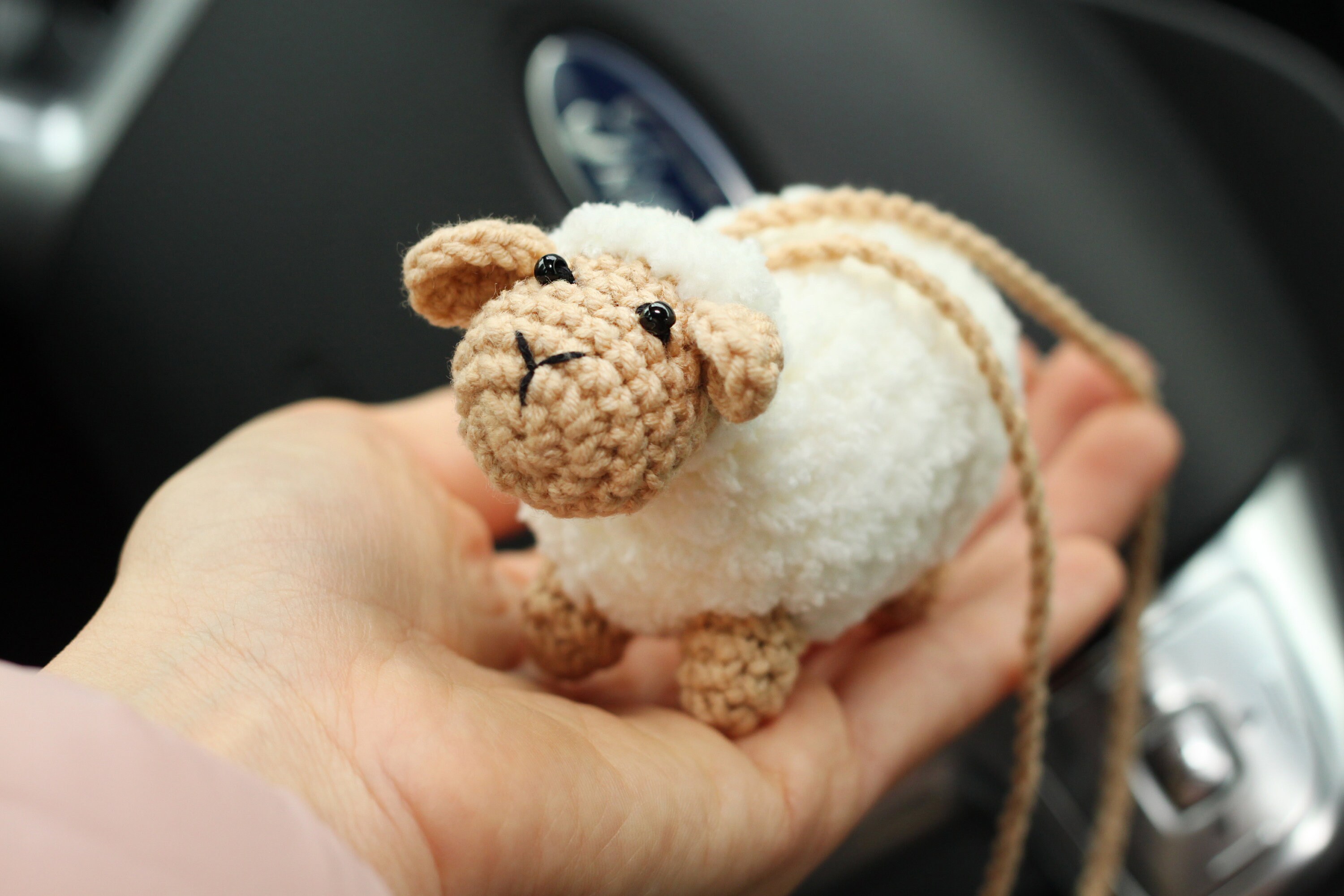 Sheep Car Accessories Cute Car Mirror Hanging Accessories - Etsy