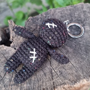 Voodoo Doll Plush Keychain Creepy Halloween Gift Voodoo Doll for Luck ...