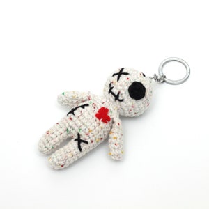 Voodoo Doll Keychain Creepy Key Chain Spooky Valentine Gifts - Etsy