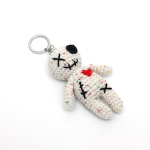 Voodoo Doll Keychain Creepy Key Chain Spooky Valentine Gifts - Etsy
