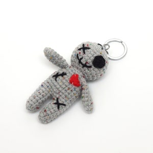 Voodoo Doll Plush Keychain Creepy Halloween Gift Voodoo Doll for Luck ...
