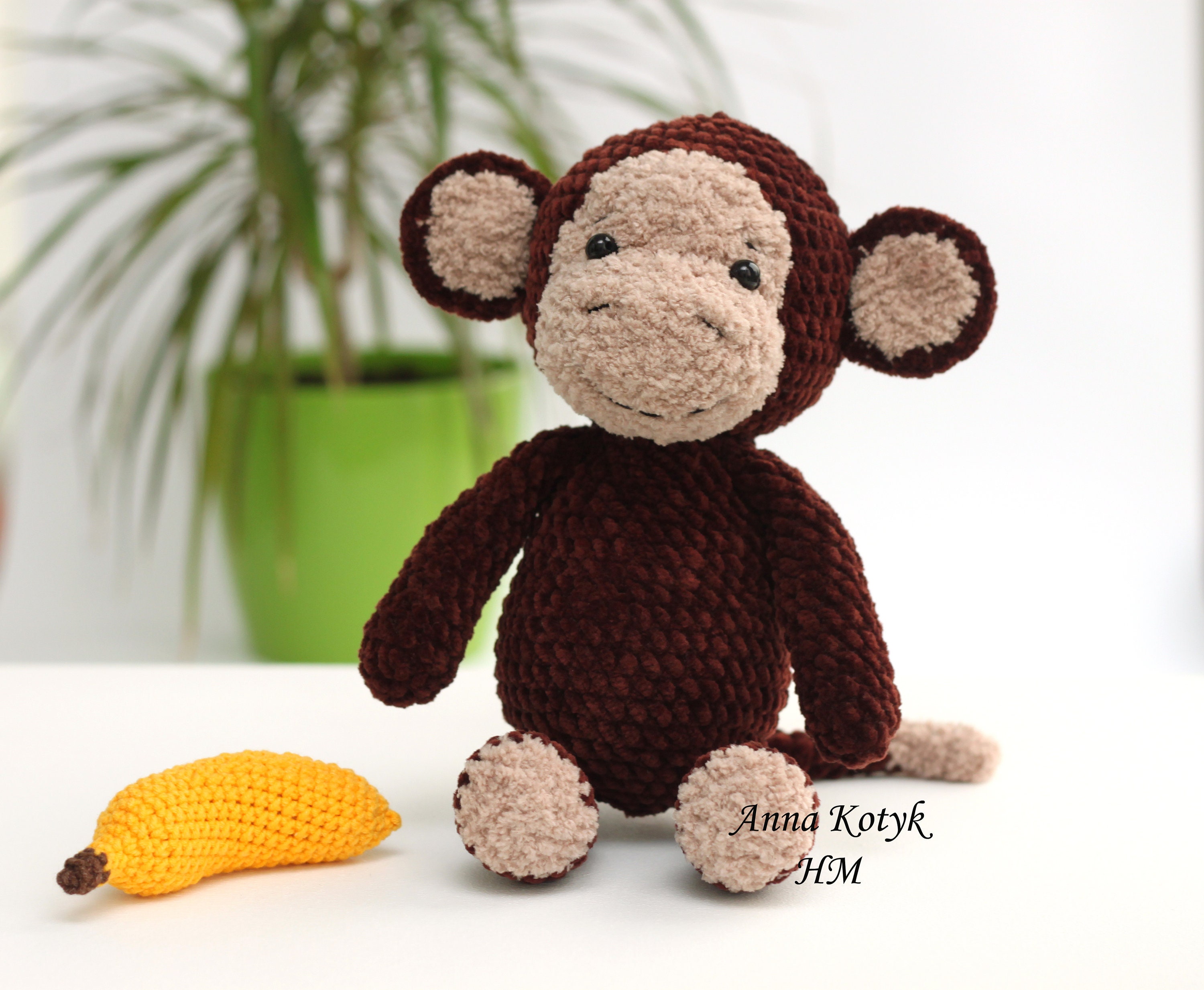 Crochet Monkey Toy - Etsy
