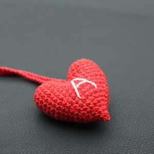 Heart Car Hanging Accessories Personalized Rear View Mirror Charm for ...